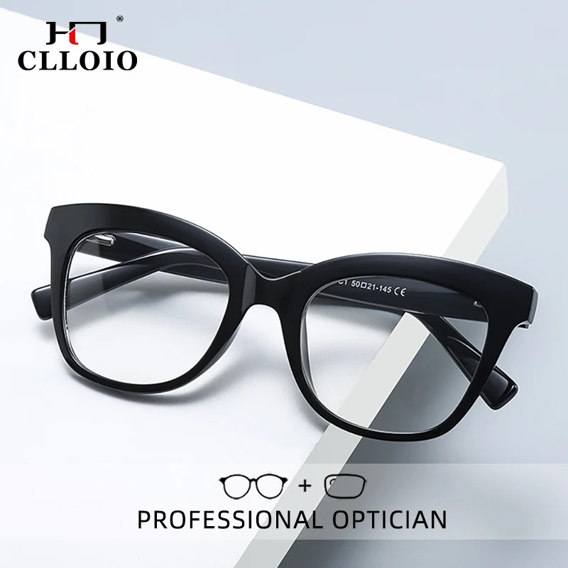 CLLOIO Fashion Women Cat Eye Reading Glasses Anti Blue Ray Myopia ...