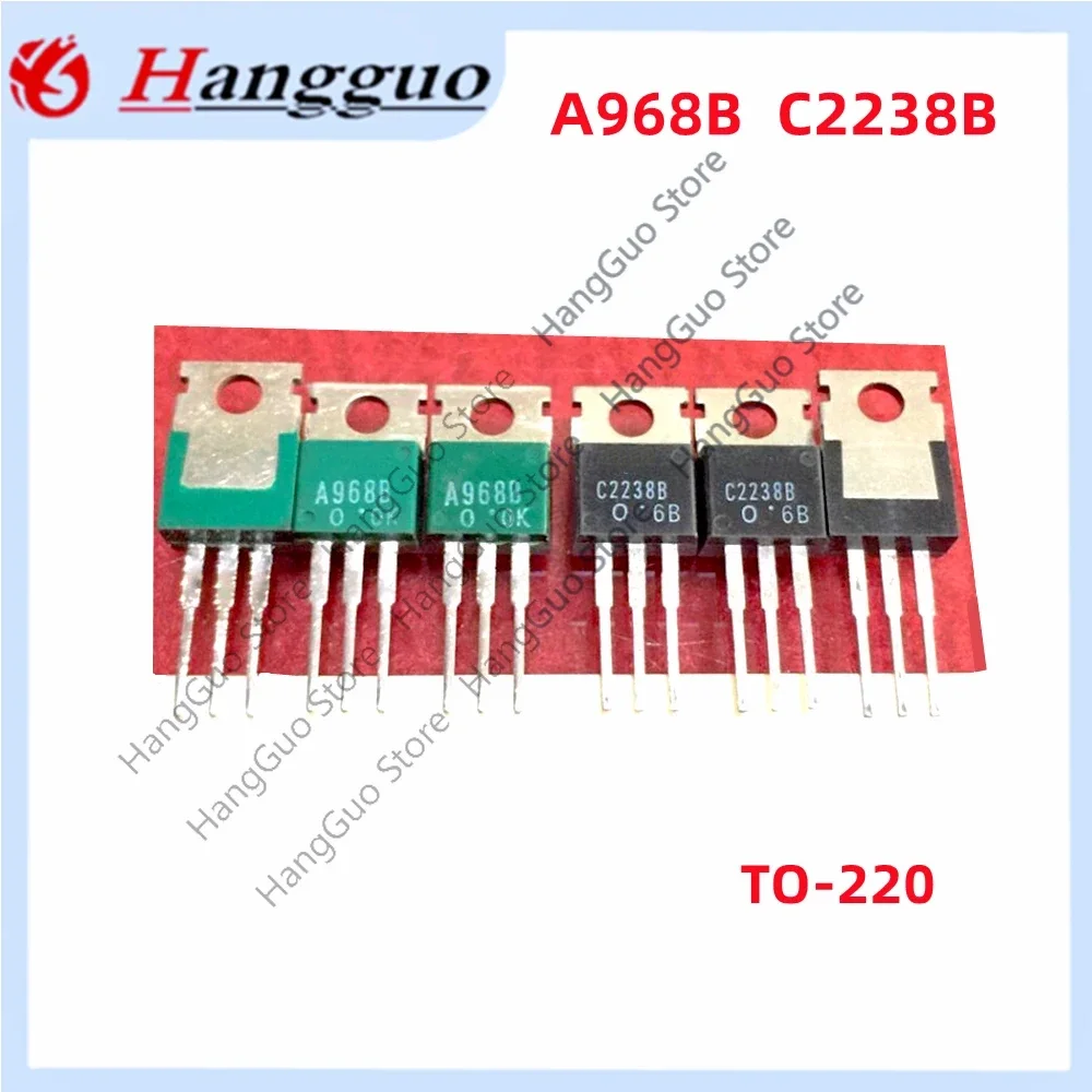 10Pcs=5pair/Lot Original 2SA968B/2SC2238B/A968/C2238 TO-220 audio tube ...