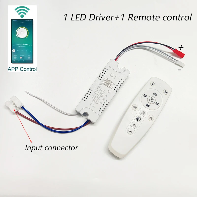 APP control LED driver 2.4G remote intelligent LED transformer (20-40W ...