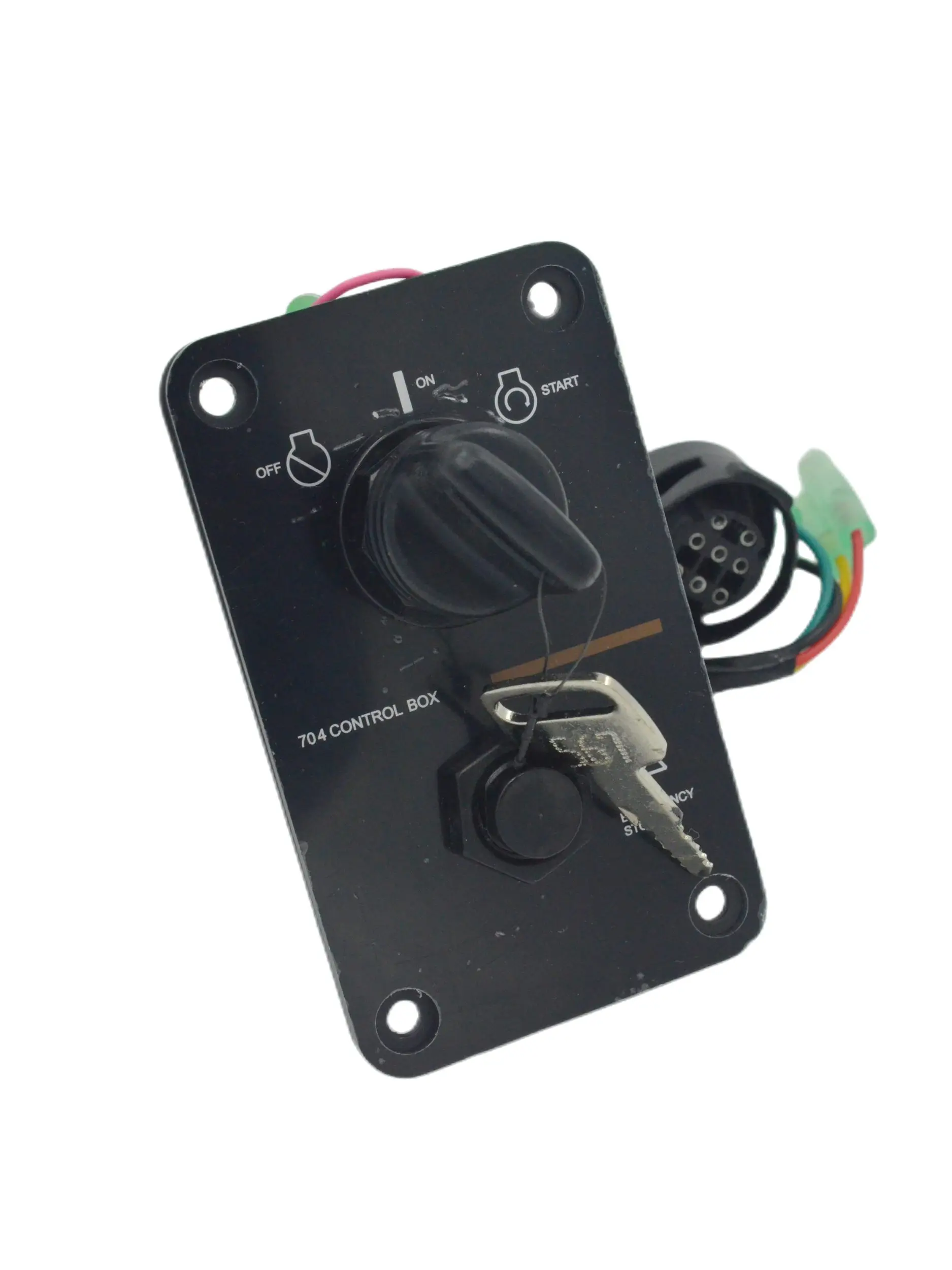 12V Outboard Single Engine Key Switch Panel Assembly for Yamaha ...