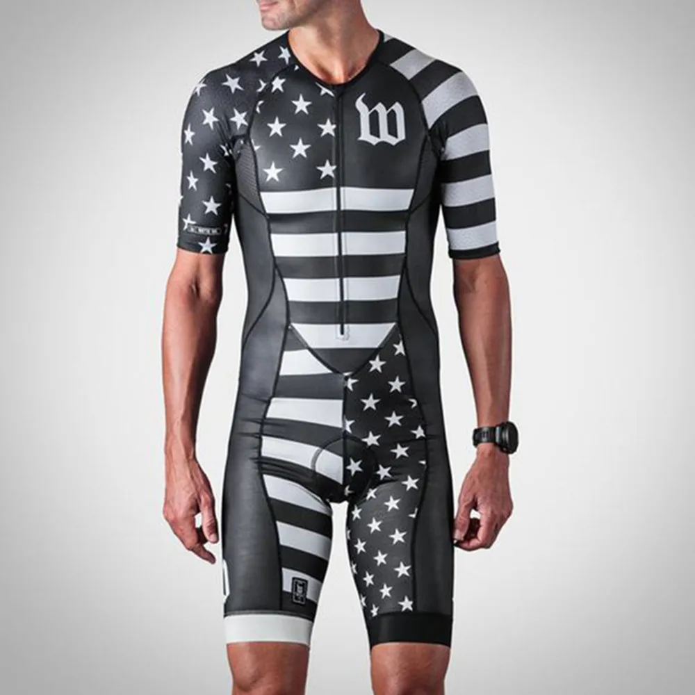 Summer Cycling Classic Skinsuit Mens Short Sleeve Pro Team Race ...