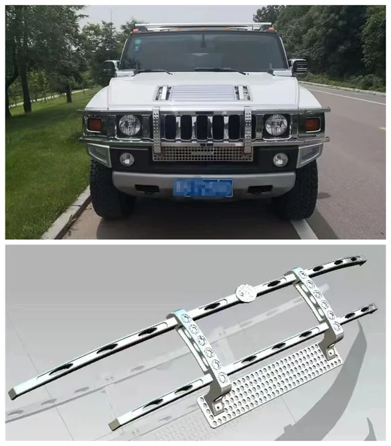 Hummercore Hummer H2 Brush Guard Front Bumper, 47% OFF