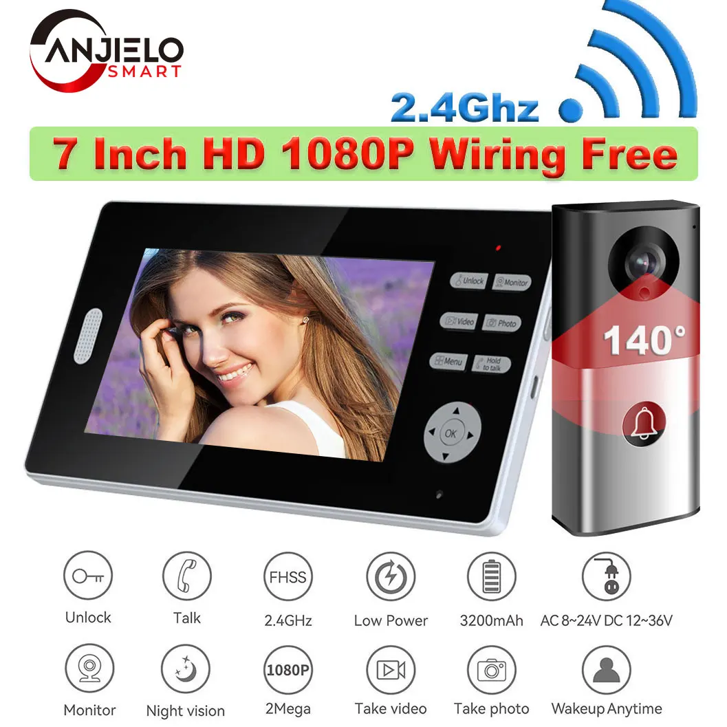 2-4Ghz-Long-Range-Coverage-7-Inch-HD-1080P-Doorbell-Wireless-Video ...
