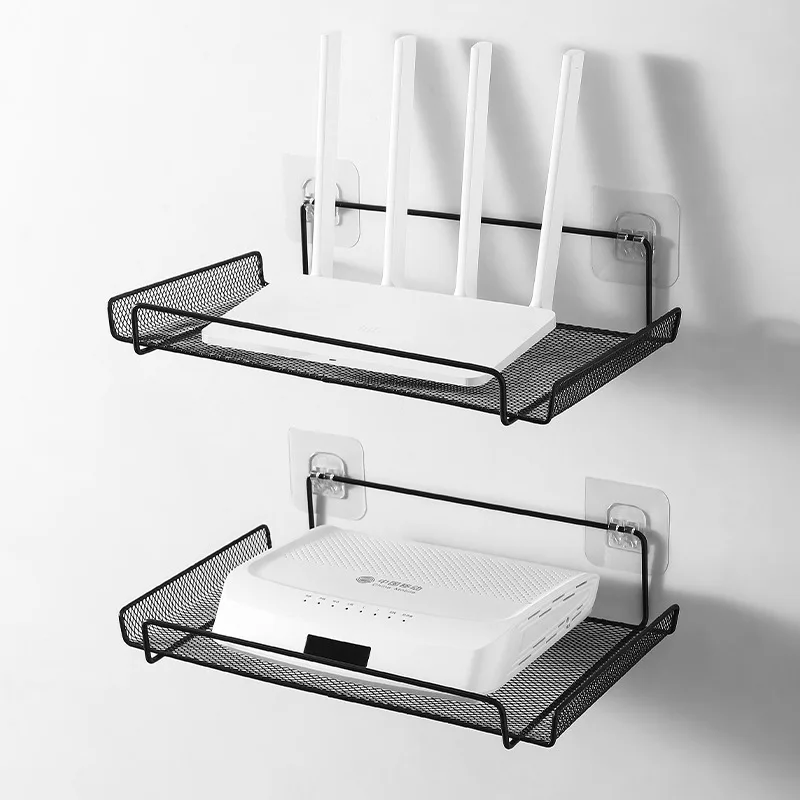 Router-Placement-Rack-TV-Set-top-Box-Storage-Rack-Wall-Punch-free-Wall ...