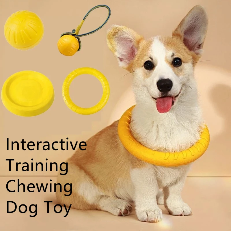 4Pcs-Interactive-EVA-Indestructible-Chew-Pet-Dog-Toy-Throw-Catch-Train ...