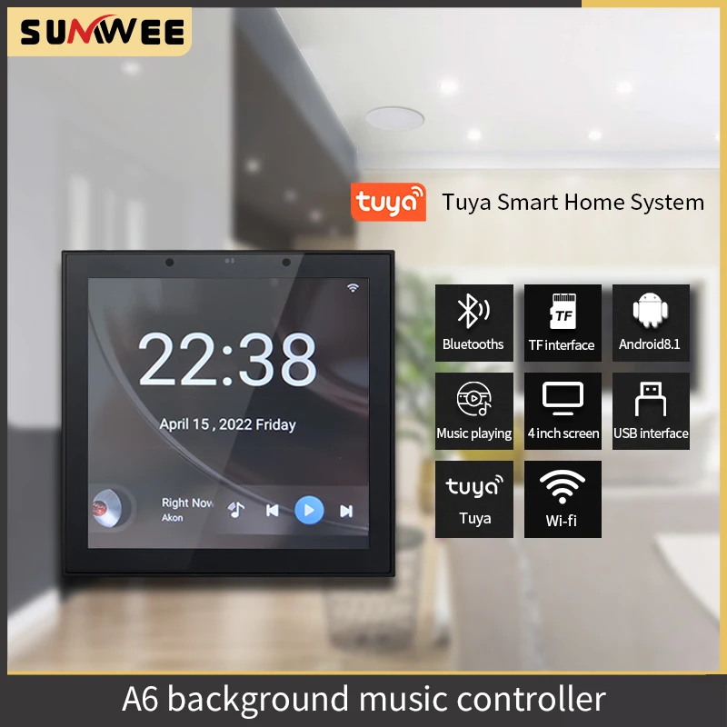 Tuya-Smart-Home-WiFi-Bluetooth-Wall-Amplifier-Android-8-1-System-86 ...