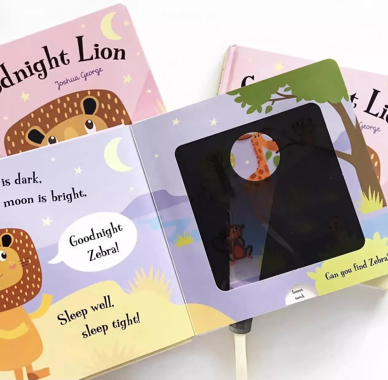 Goodnight Lion Flashlight Book English Educational Picture Books Baby ...