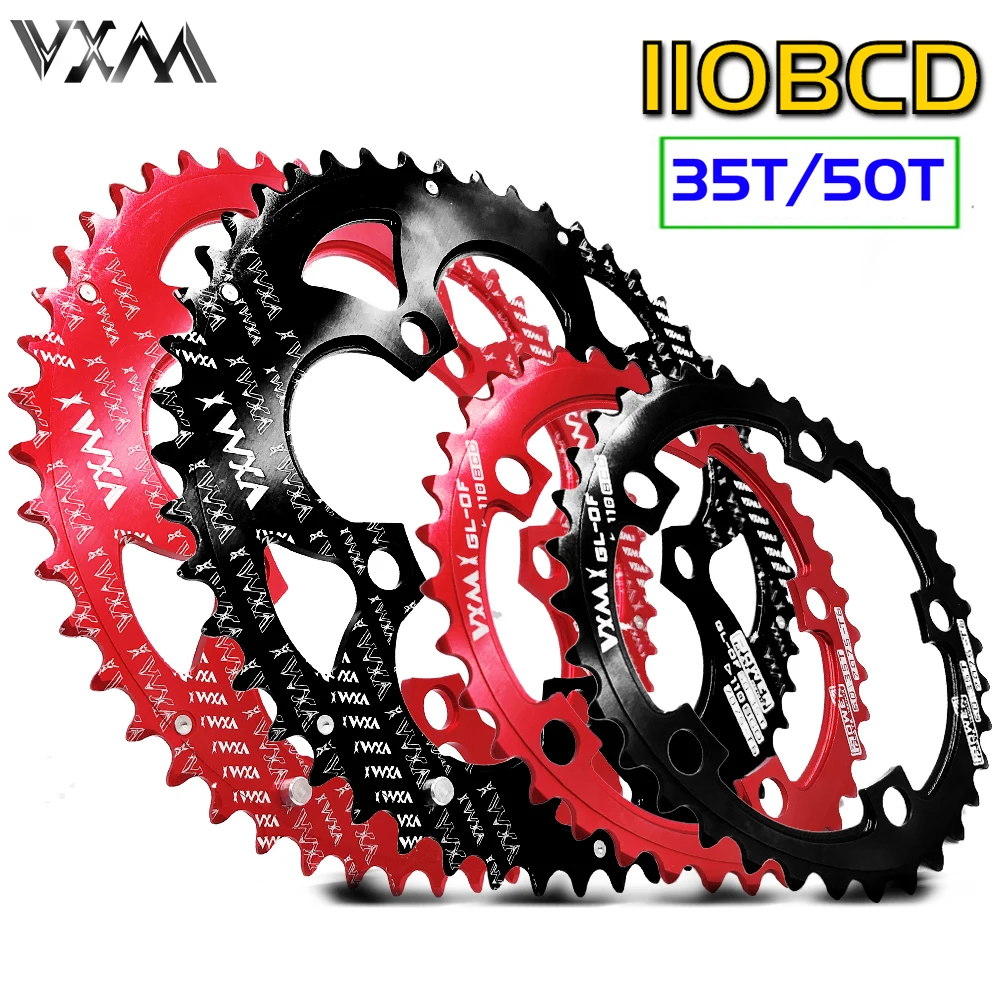 VXM-110BCD-50-35T-700C-Road-Bike-Chain-Ring-7075-T6-Alloy-Oval-Chain ...