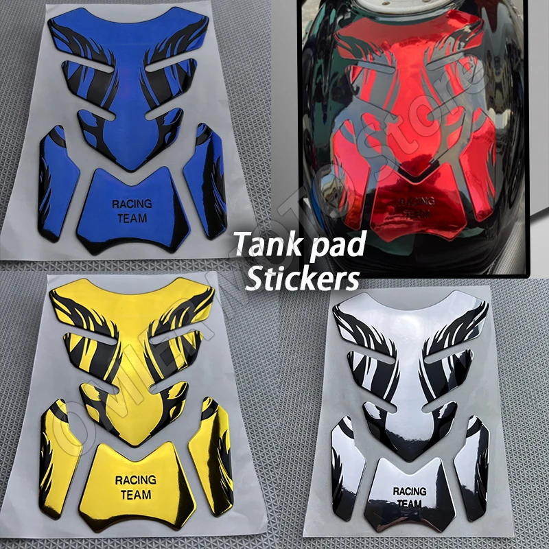 For-Honda-Yamaha-Tankpad-Sticker-Fishbone-3D-Tank-pad-Stickers-Oil-Gas ...