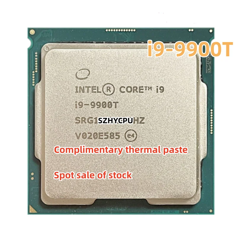 Intel-Core-i9-9900T-i9-9900T-2-1-GHz-Used-Eight-Core-Sixteen-Thread-CPU ...