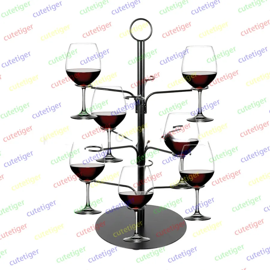 Freestanding-Tabletop-Storage-Rack-Cocktail-Glass-Tree-Display-Stand ...
