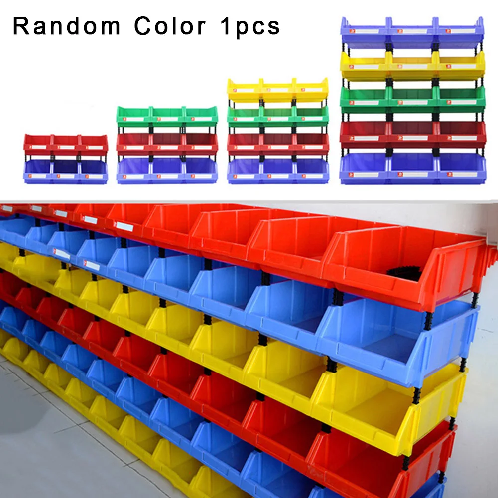 Tool-Organiser-Box-Package-Wall-Mount-Storage-Bins-Stackable-Handles ...