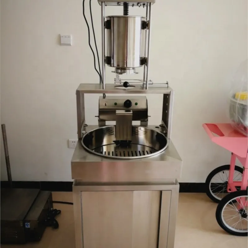 Industrial-Churros-Machine-With-Fryer-Cabinet-Spanish-Churros-Machine ...