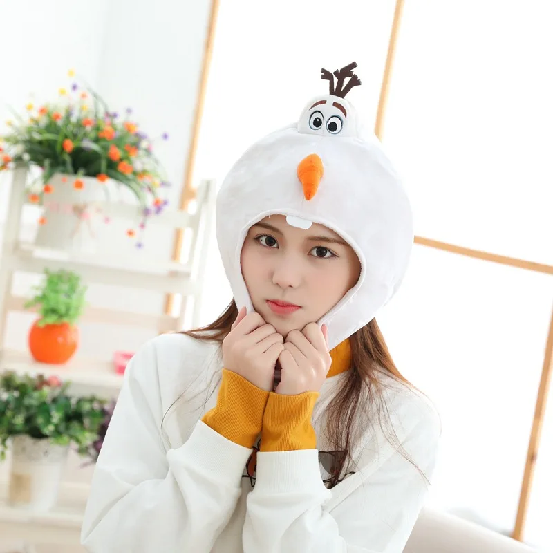 Cartoon Cosplay Olaf Decorative Hat Kawaii Style Spoof Headgear Cute ...