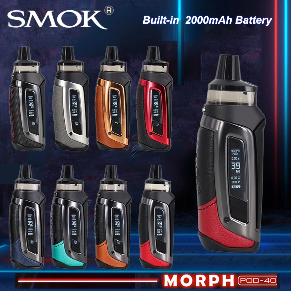 Original SMOK Morph Pod 40 Kit 40W 2000mAh Electronic Cigarette ...