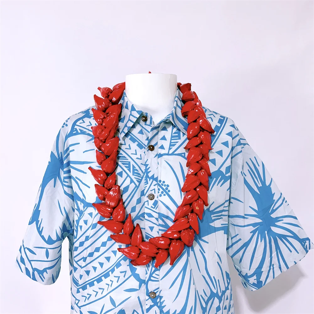 50pcs-Wholesale-Red-Ula-Fala-Necklace-Made-From-the-Pandanus-Fruit-a ...