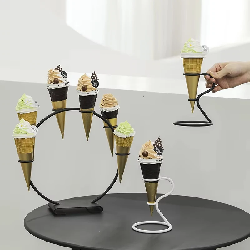 Simulation-Cone-Decoration-Dessert-Ice-Cream-Model-Photo-Props-Wedding ...