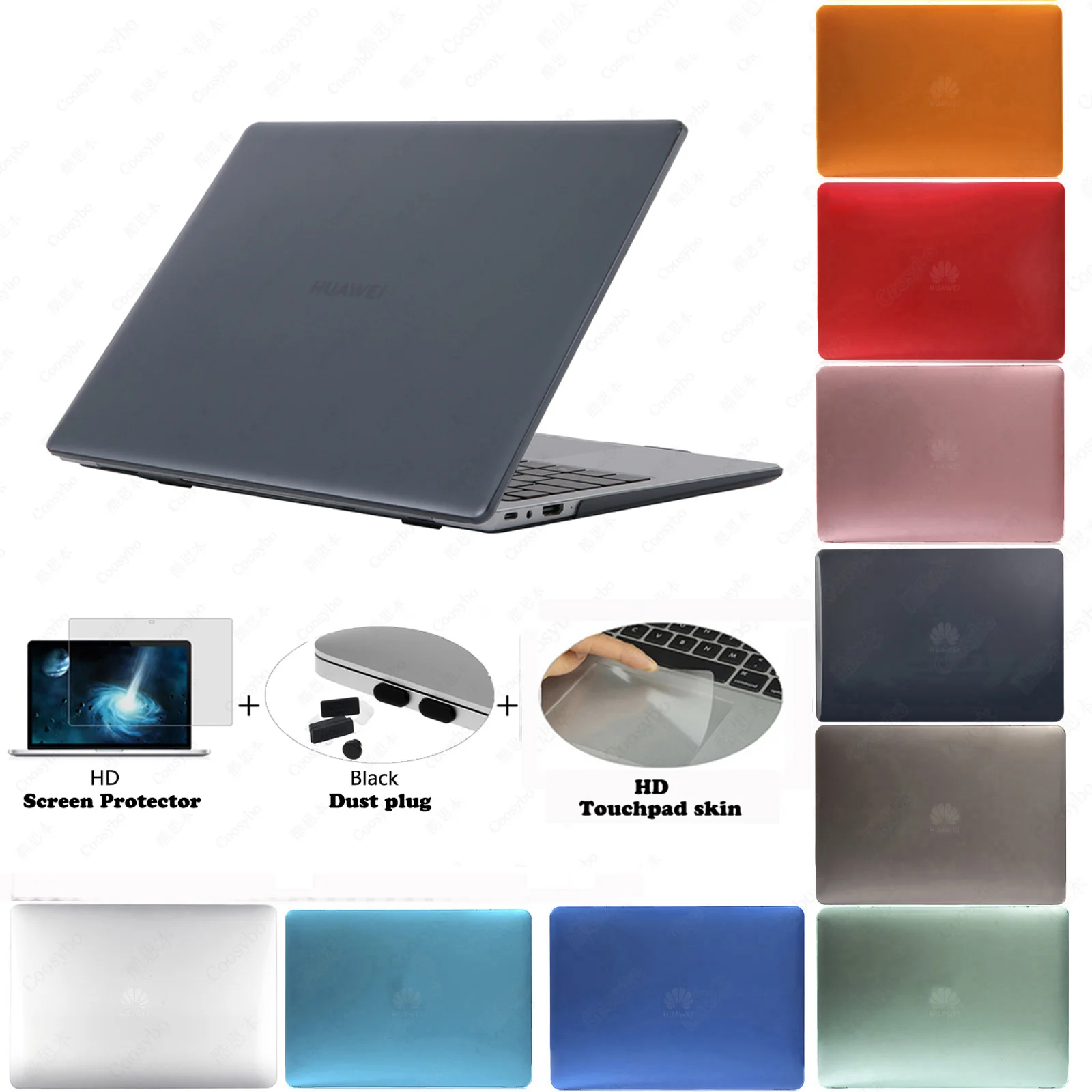 Matebook-B3-420-Case-Matt-Cover-Touchpad-Skin-Dust-Plug-Screen ...