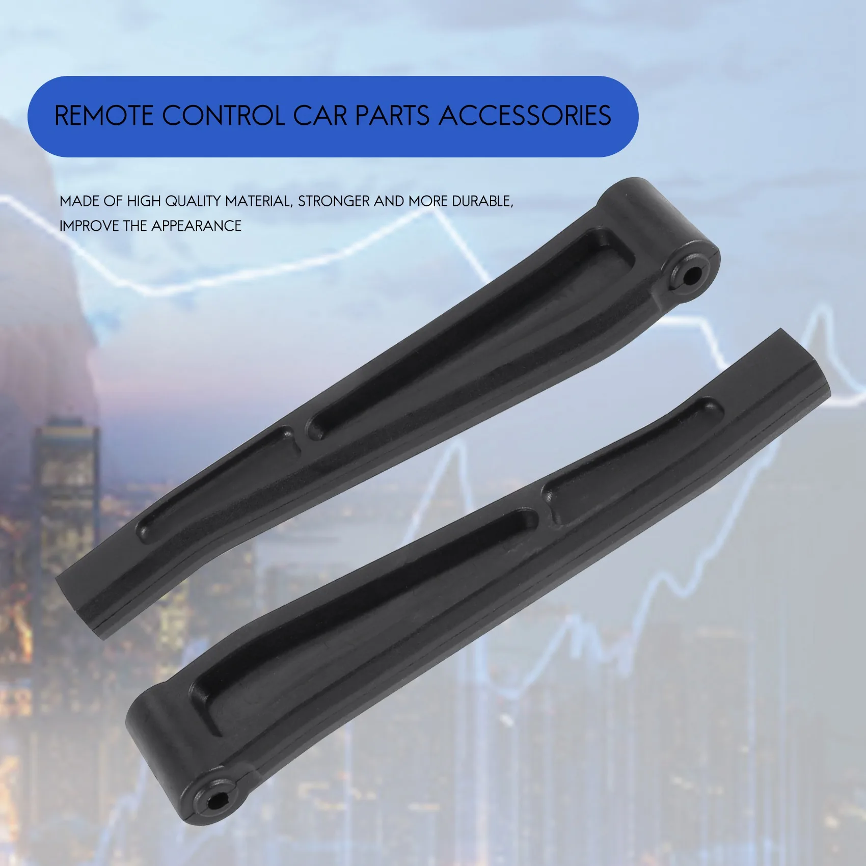 2PCS Upper Suspension Arms EA1002 for JLB Racing CHEETAH 1/10 Brushless ...