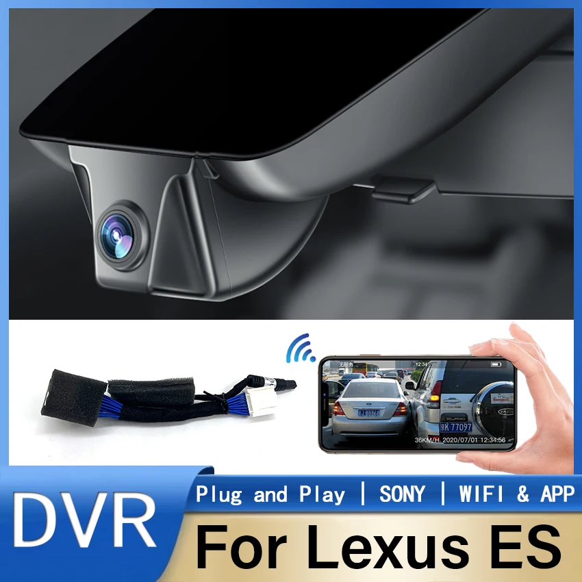 Plug-and-play-Hidden-Dash-Cam-Car-DVR-WIFI-Camera-For-Lexus-ES-ES200 ...