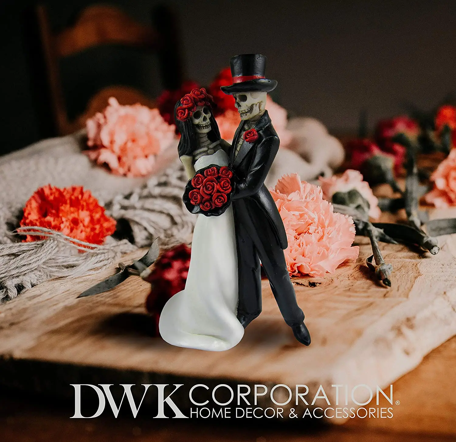 Gothic Wedding Cake Toppers