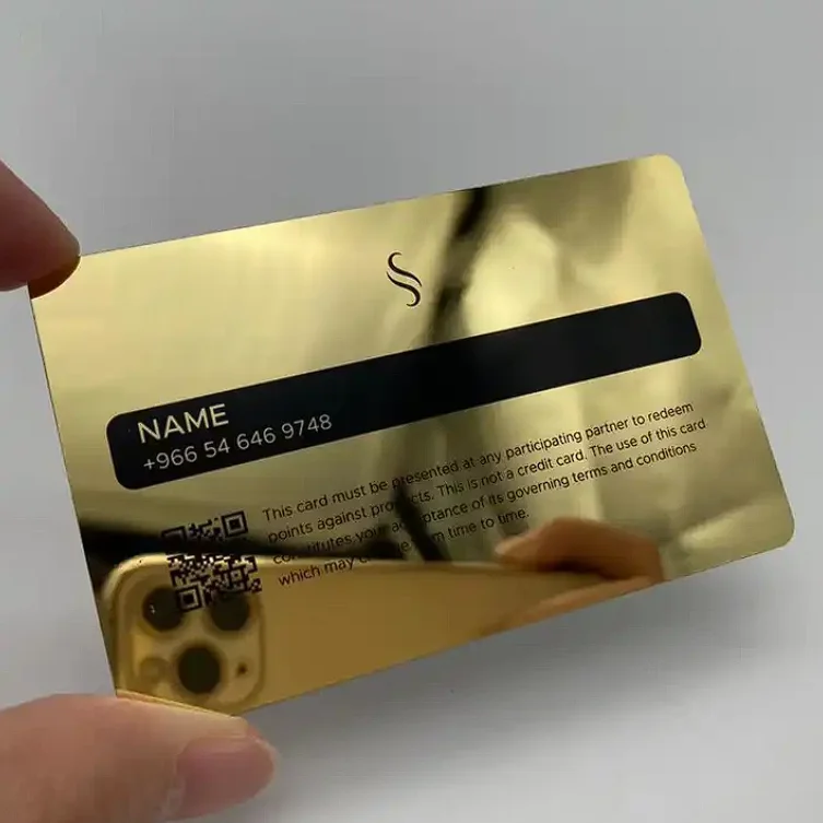 Fashion-metal-business-card-china-custom-vip-card-shiny-mirror-metal ...