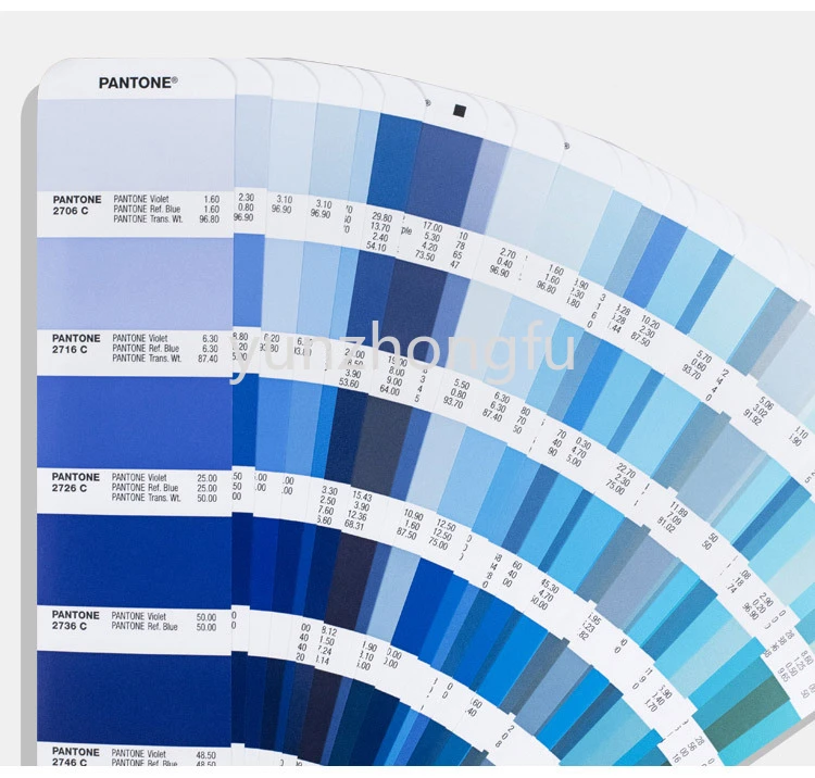 Pantone Color Chart Blue