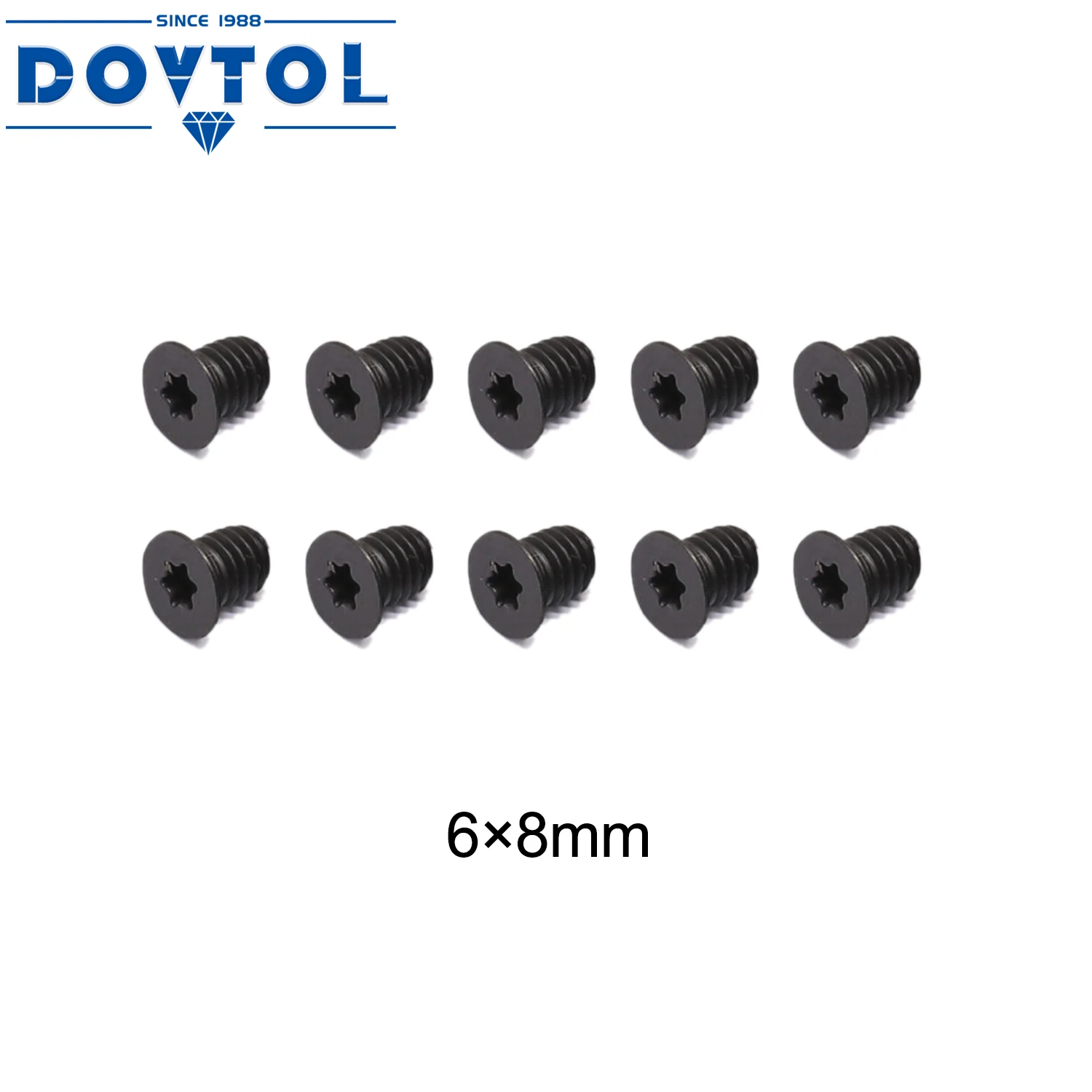 M6x8 Screws Bolts 10pcs For Woodworking Replacement Carbide Inserts ...