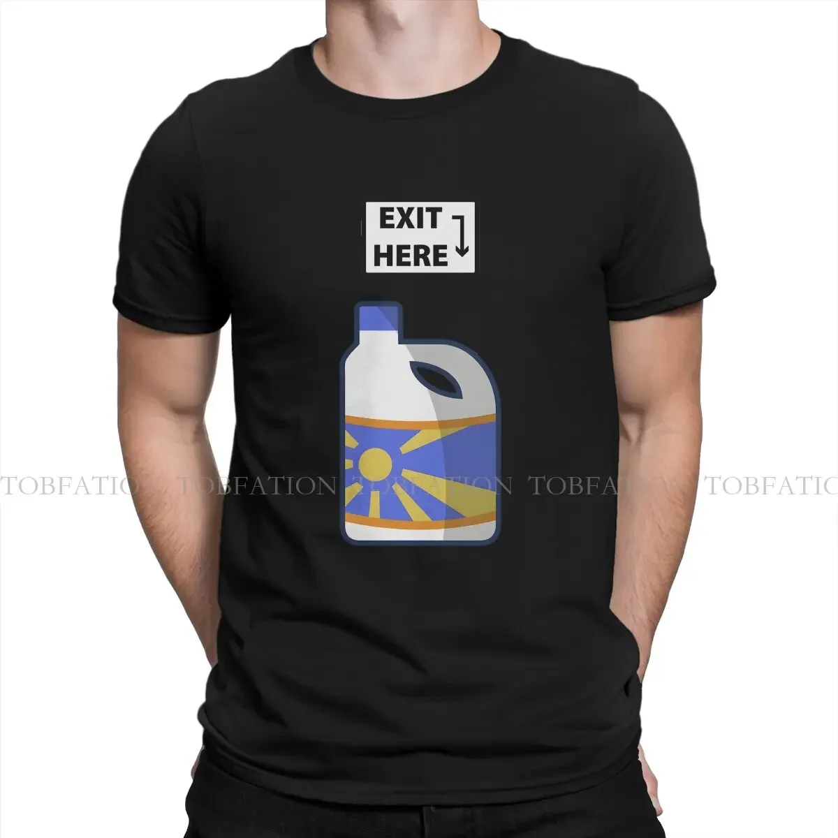 Project-Zomboid-Game-100-Cotton-TShirts-Exit-Here-Print-Homme-T-Shirt ...