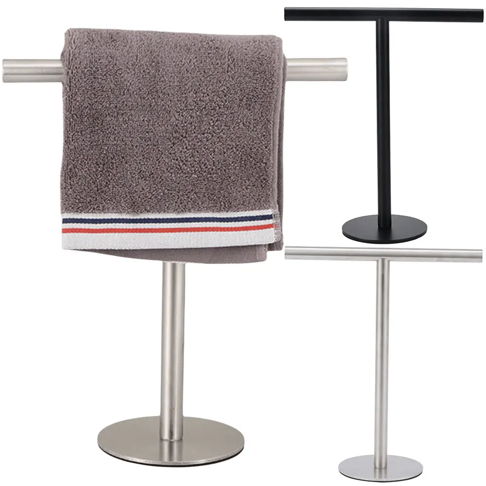 Stainless-Steel-Hand-Towel-Holder-Free-Standing-Towel-Rack-Bath-Towel ...