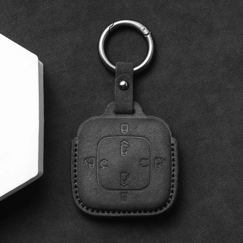 Leather-Car-Key-Case-for-ZEEKR-009-001-Keys-Remote-Cover-Car-styling ...