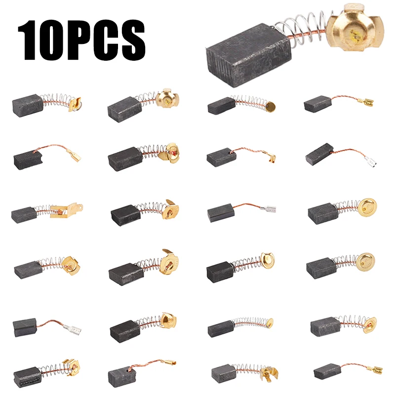 10pcs-Graphite-Brush-Replacement-Parts-Electric-Hammer-Drill-Graphite ...