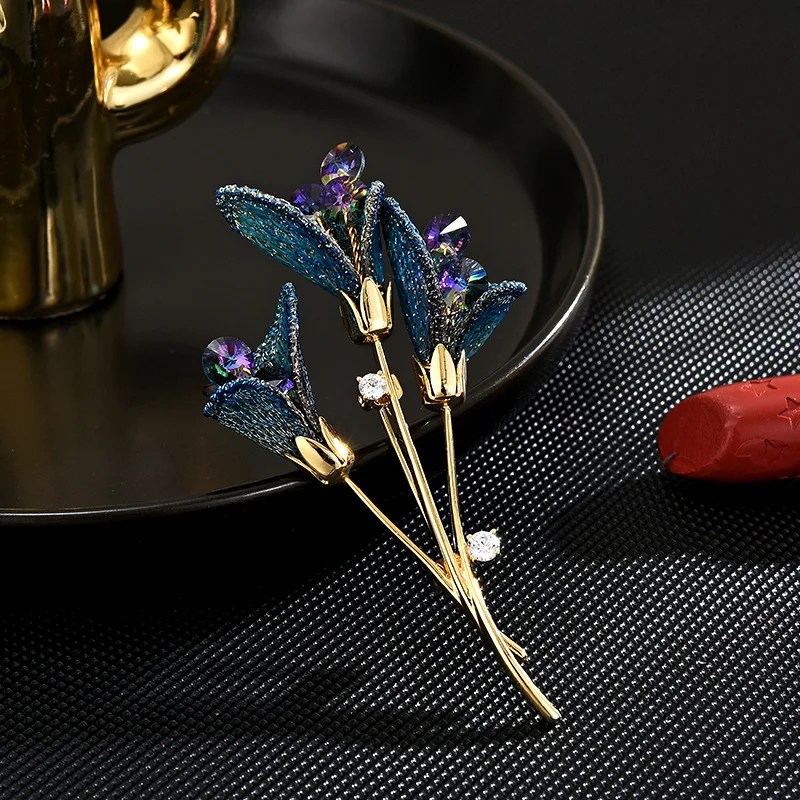 SUYU Ladies' Light Luxury Design Elegant Flower Brooch Fashionable ...