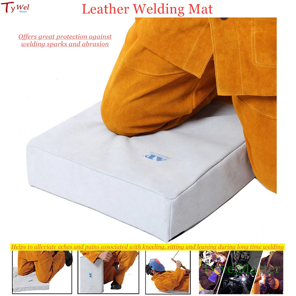 Leather Welding Mat Welder Pad Weld Arc Spark Abrasion Retardant Worker ...