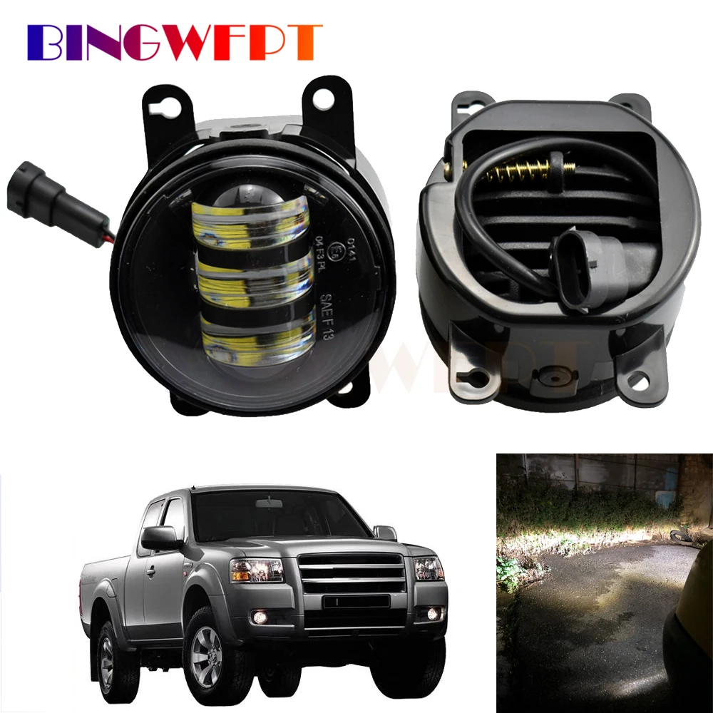 2PCS Fog Light Assembly For Ford Ranger 2005 2006 2007 2008 2015 Car ...