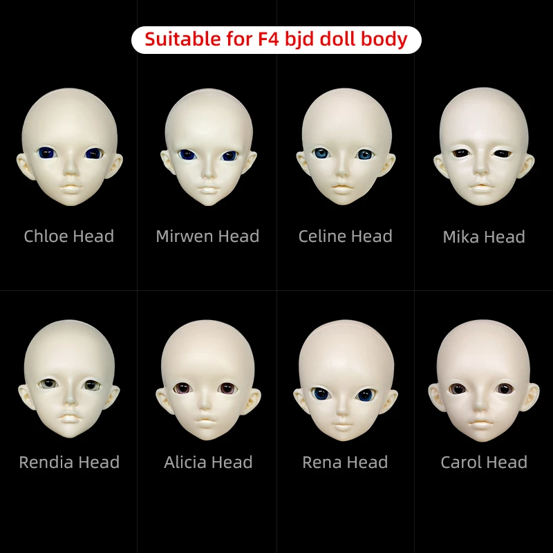 Fairland Minifee Head Only Bjd Doll Head Face Up Can Be Choosen Resin ...