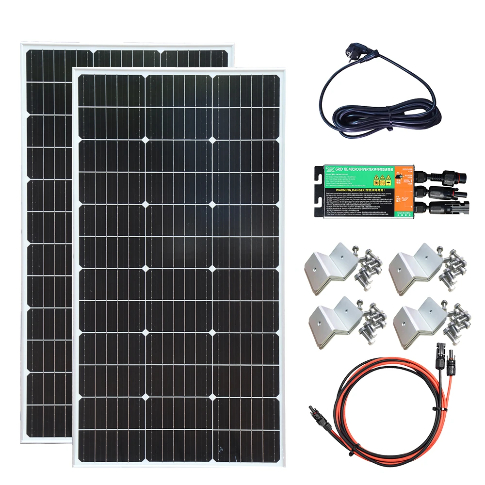 200w Pet Photovoltaic Plant Balcony Power Station Solar Panel 300w ...