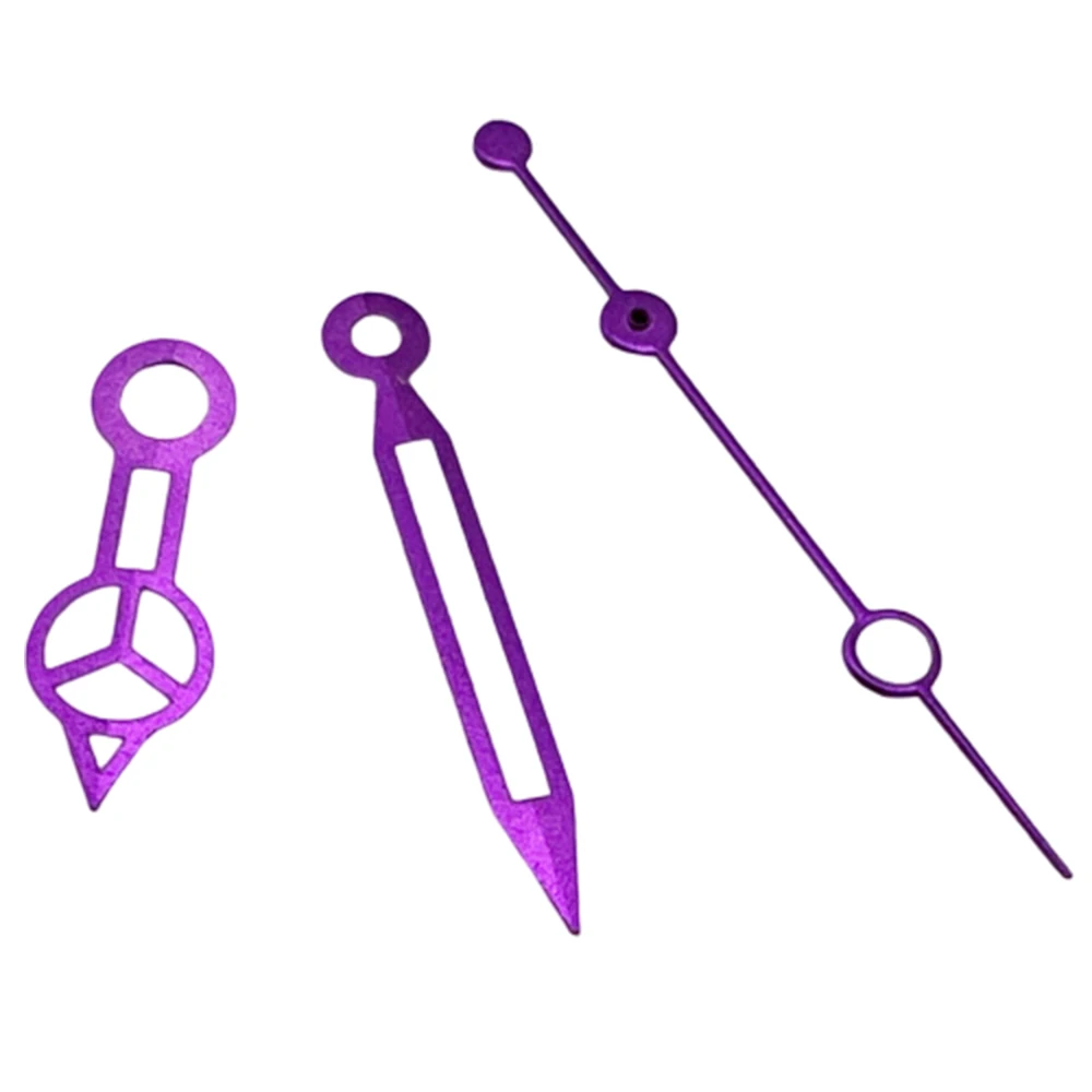 Manecillas luminosas para reloj, accesorio de color morado, verde ...