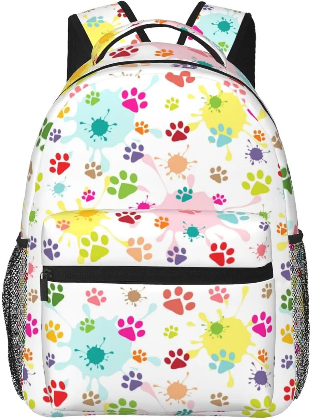 Dog-Paw-Print-Backpack-Large-Capacity-Laptop-Bags-Waterproof ...
