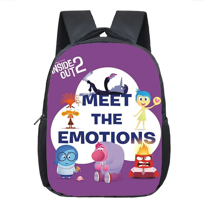 Nueva mochila de dibujos animados Inside Out 2, mochila para niños de ...