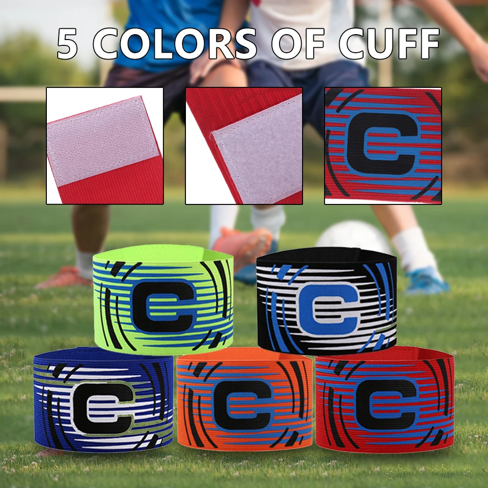 1pc Football Captain Armband Adjustable Arm Band Leader Competition ...