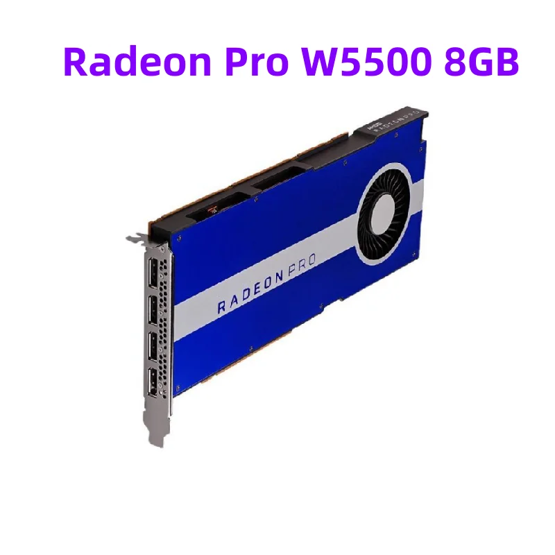 Original radeon pro w5500 8gb gráficos placa gráfica profissional ...