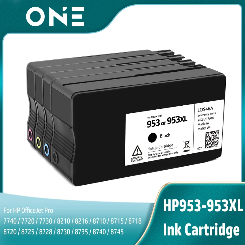 Original 953 953XL Ink Cartridge For HP 7740 7720 7730 8210 8218 8710 ...
