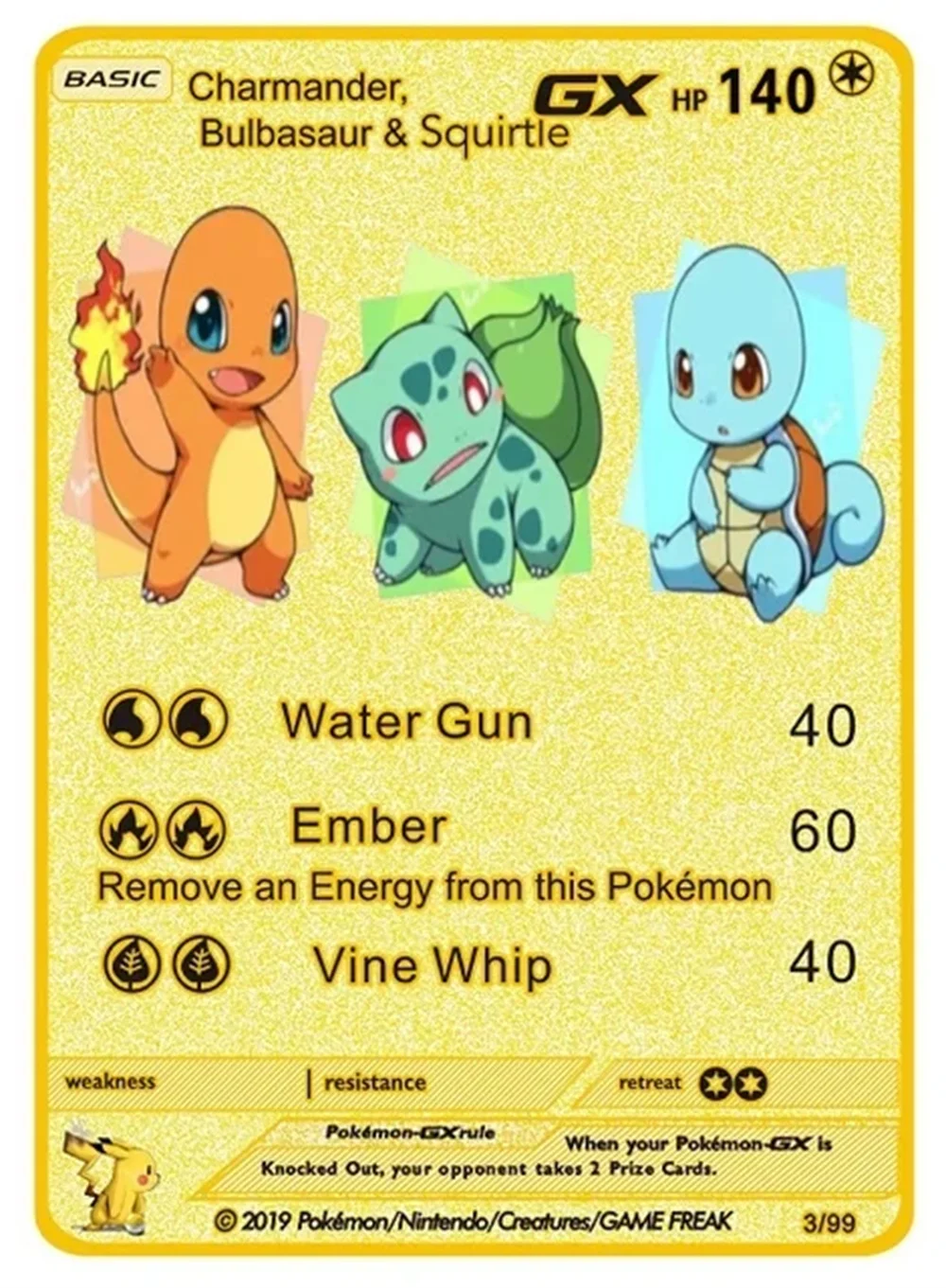 10000 point arceus vmax metal cards DIY card pikachu charizard golden ...