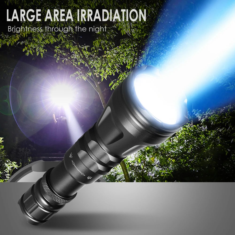 UniqueFire-2001-Fresnel-Lens-Super-Bright-LED-Flashlight-2000LM-White ...