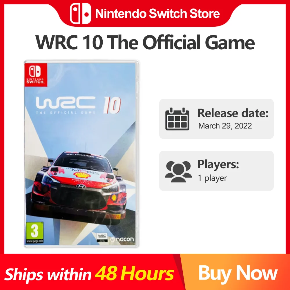 Nintendo Switch 10 1 Game Card | Nintendo Switch Racing Games | Wrc 10 Nintendo Switch - Game ...