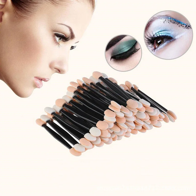 200-Pcs-Disposable-Eye-Shadow-Stick-Latex-Sponge-Eye-Shadow-Brush ...
