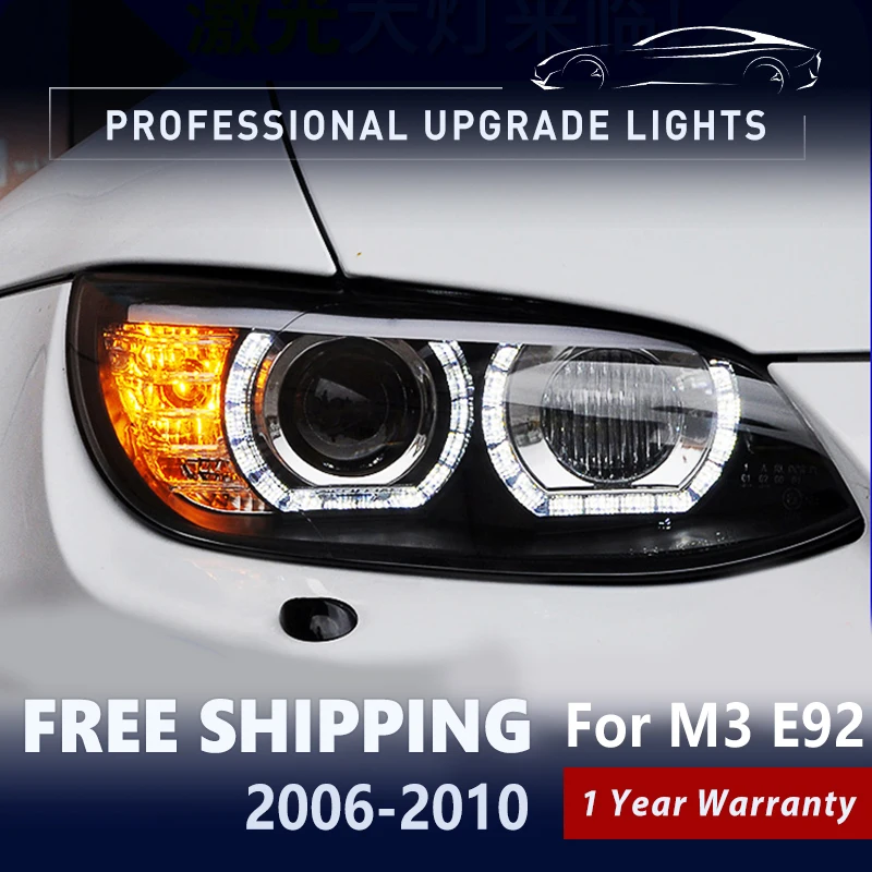 Car-Styling-Headlight-For-BMW-E92-LED-Front-Light-2006-2012-E93-330i ...