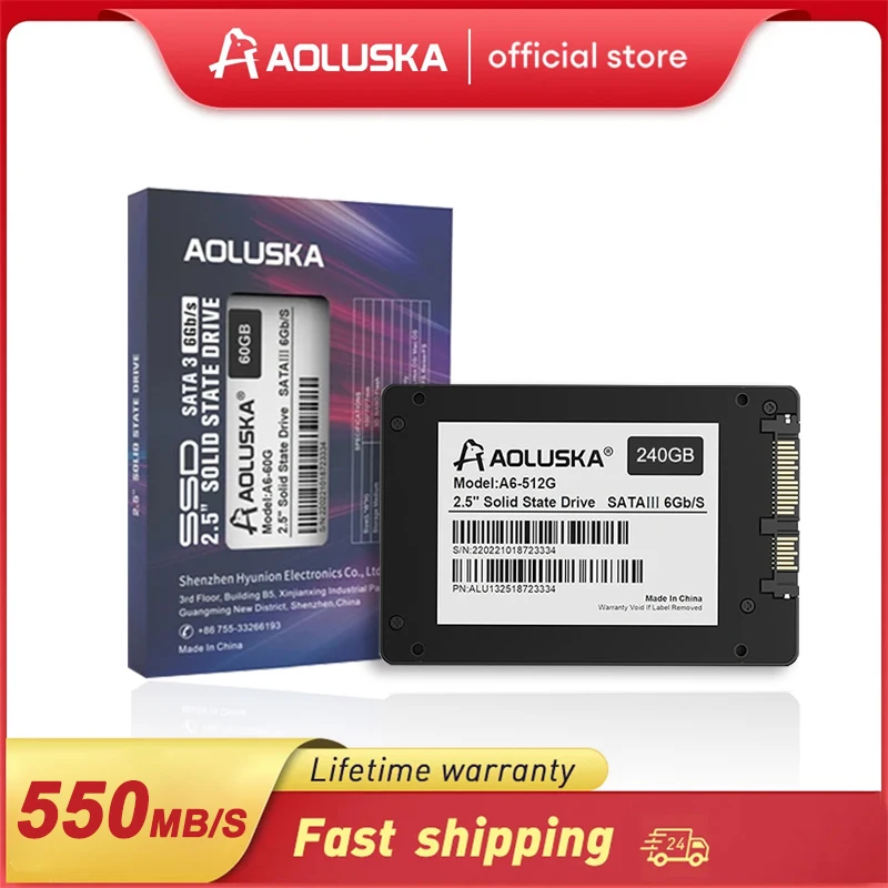 AOLUSKA-SSD-256GB-2-5-SATA-3-SSD-512GB-480GB-500GB-1TB-2TB-Solid-State ...