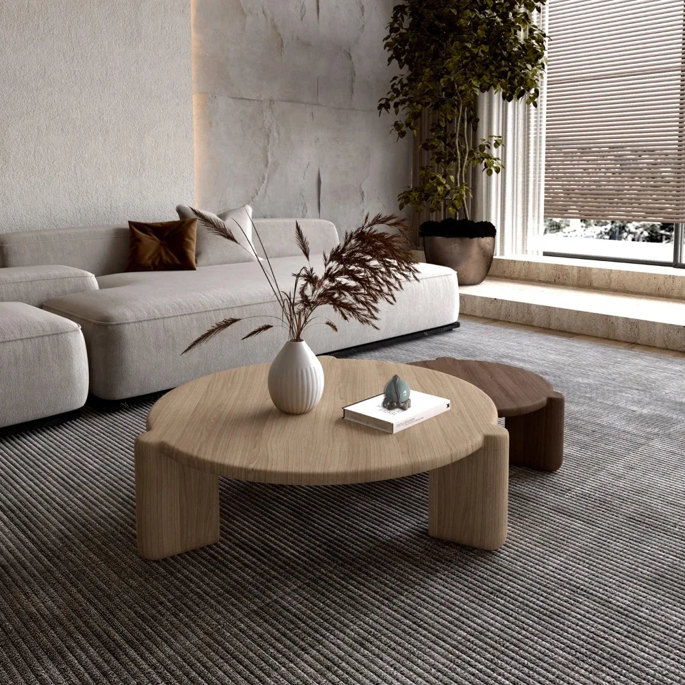 Sectional-Center-Coffee-Tables-Wood-Simple-Center-Luxury-Living-Room ...